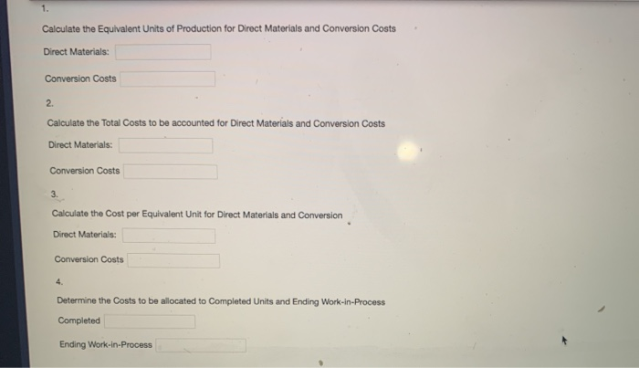 Solved Blossom Company has two sequential processing | Chegg.com