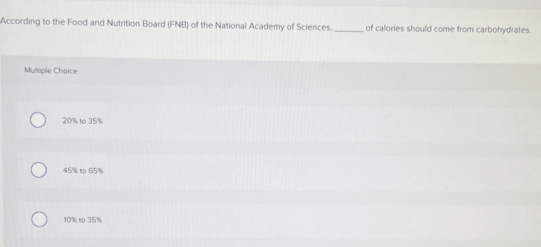Solved According to the Food and Nutrition Board (FNB) ﻿of | Chegg.com