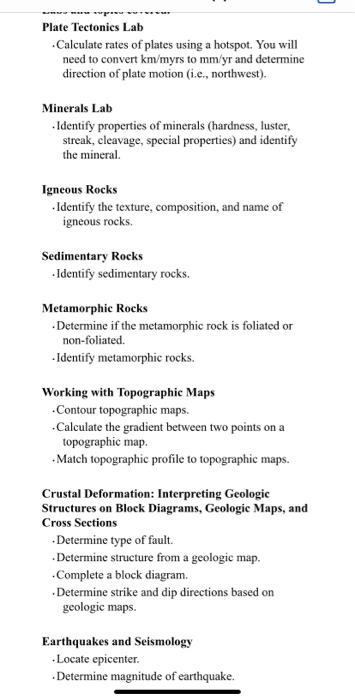 Plate Tectonics Lab Calculate rates of plates using a | Chegg.com