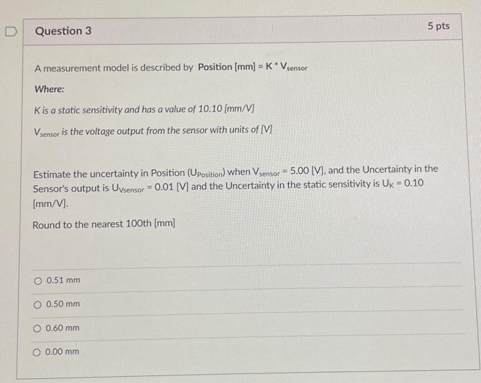 Solved Question 3 A measurement model is described by | Chegg.com