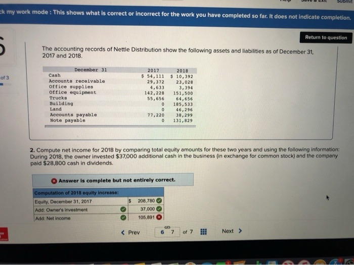 Solved The question says to calculate net income for 2018 | Chegg.com