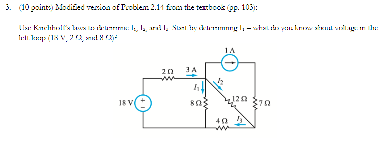 Solved (10 ﻿points) ﻿Modified version of Problem 2.14 ﻿from | Chegg.com