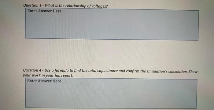 Solved Capacitors in Series Go to the third tab, Multiple | Chegg.com