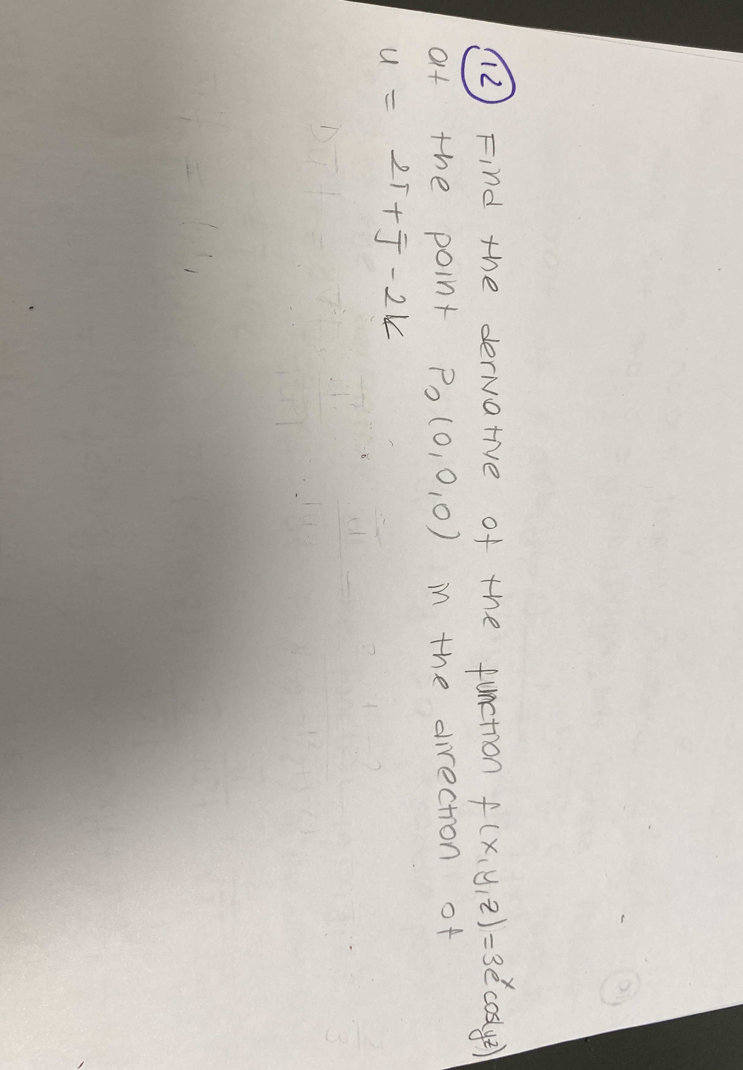 Solved (12) ﻿Find the dervative of the function | Chegg.com