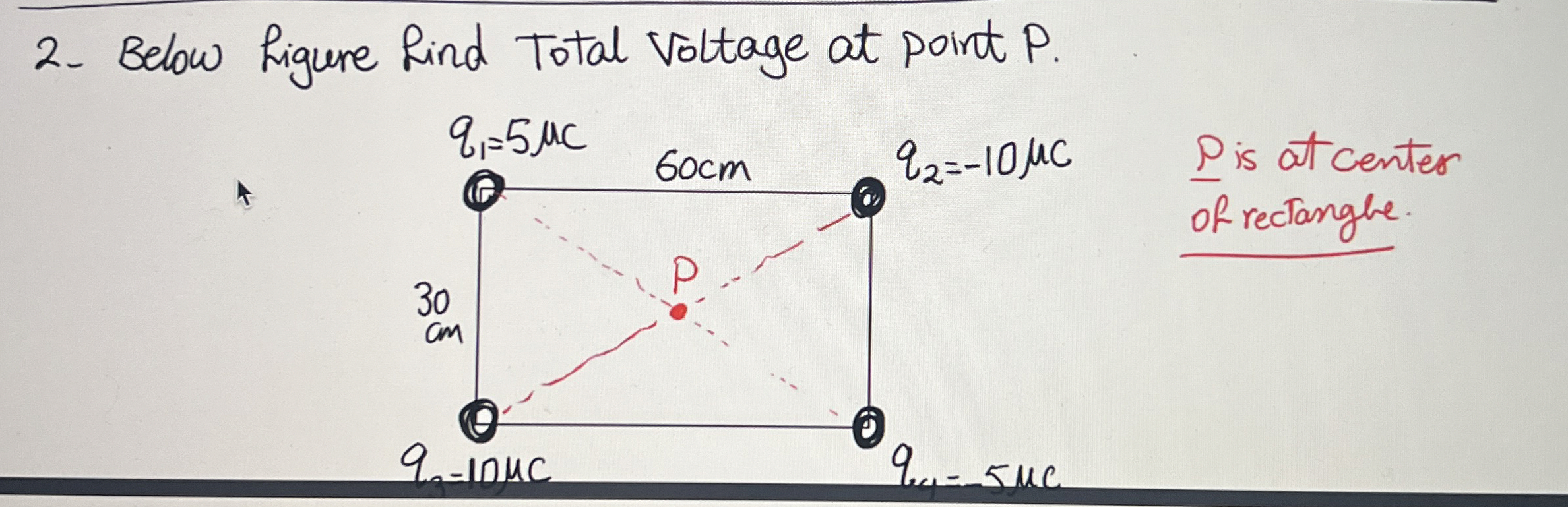 Solved 2- ﻿Below higure find Total Voltage at point P.P? ﻿is | Chegg.com
