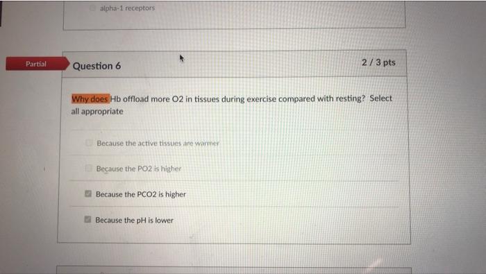 Solved Why does Hb offload more O2 in tissues during | Chegg.com