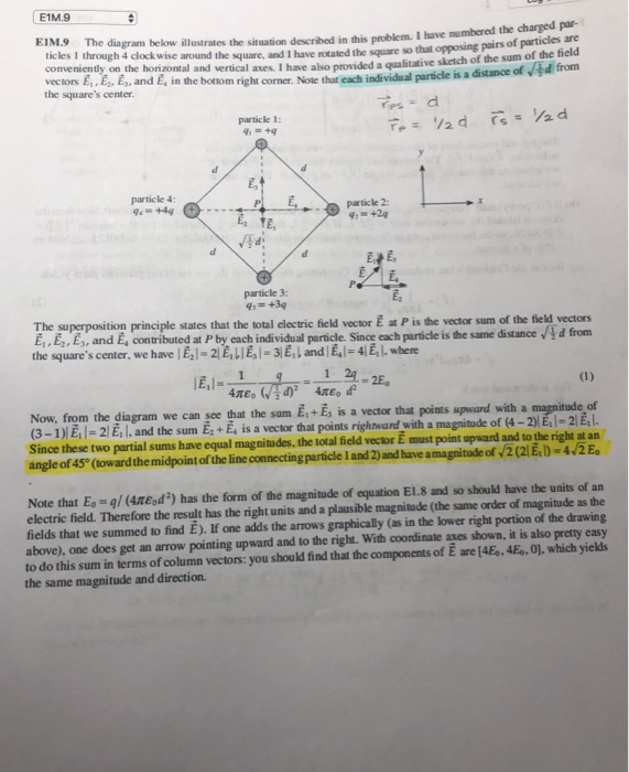 Solved E1M.9 ne diagram below illustrates the situation | Chegg.com
