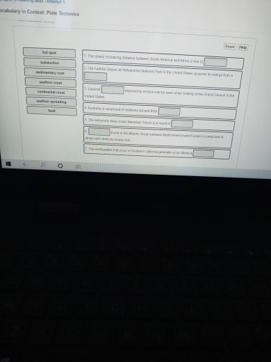 match the words in the left-hand column to the | Chegg.com