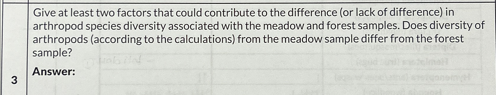 Solved Give at least two factors that could contribute to | Chegg.com