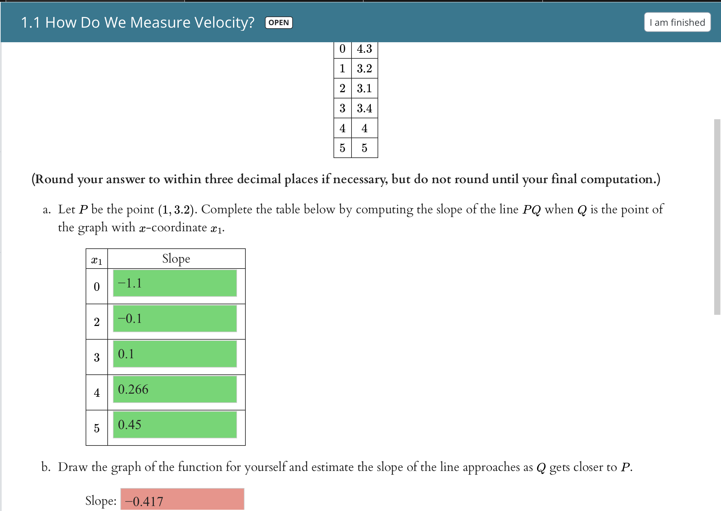 Solved (Round your answer to within three decimal places if | Chegg.com
