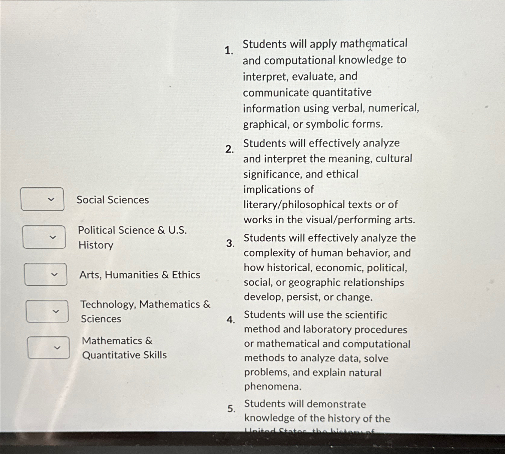 Solved Students will apply mathermatical and computational | Chegg.com
