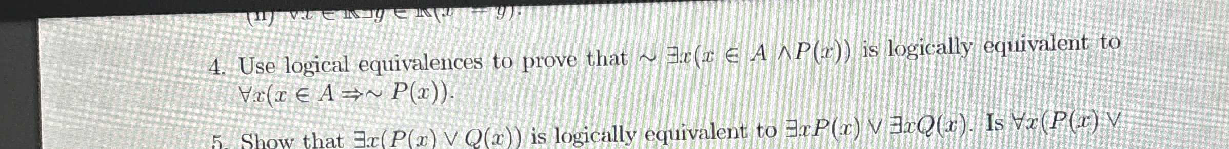 Solved Use logical equivalences to prove that | Chegg.com