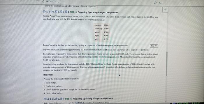 Q5 10 d-3a, 13 b, 19 ci B9 d PB8-4 Preparing | Chegg.com