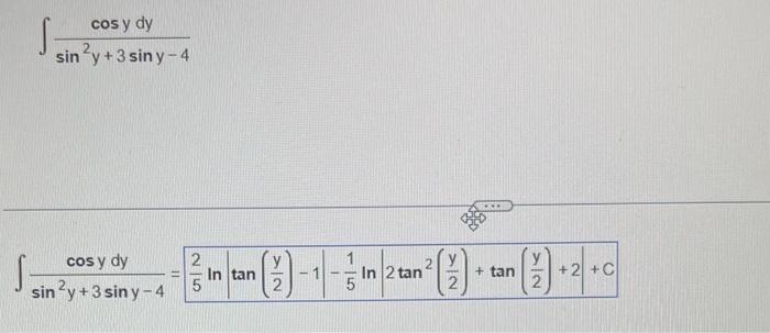 Solved ∫x(x2+1)23dx=∫sin2y+3siny−4cosydy | Chegg.com