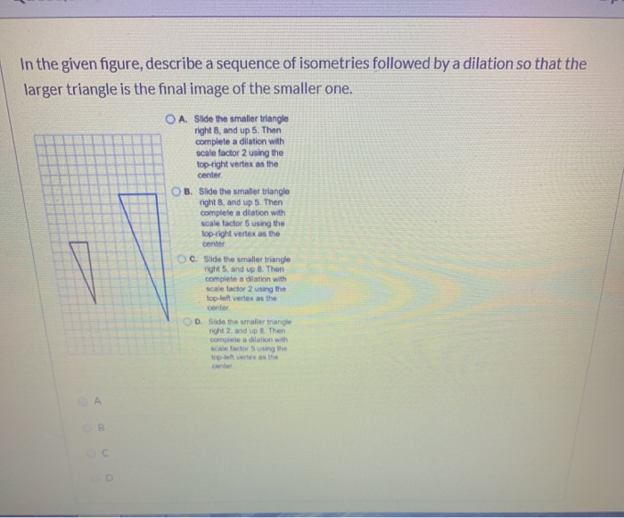 Solved In the given figure, describe a sequence of | Chegg.com