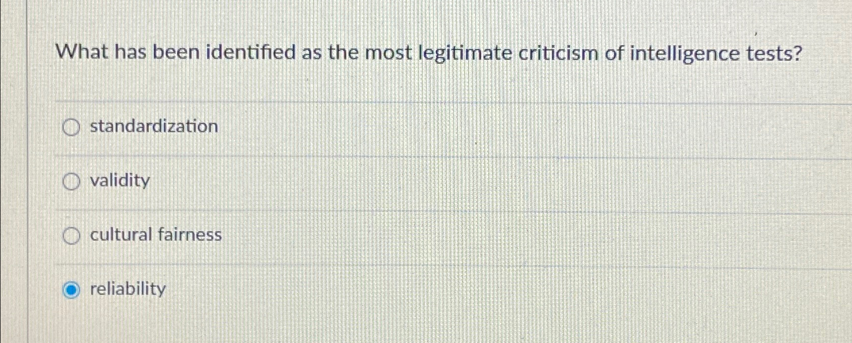 Solved What has been identified as the most legitimate | Chegg.com