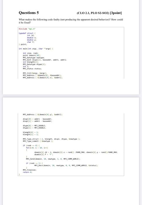Solved parallel computing, please I want the answer to be | Chegg.com