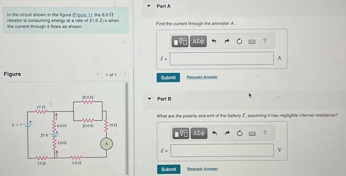 Solved In the circuit shown in the figure (Eigure 1), the | Chegg.com