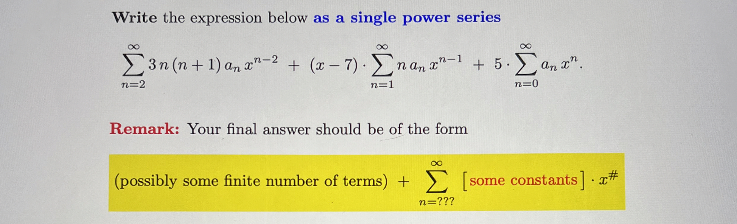 Solved Write the expression below as a single power | Chegg.com