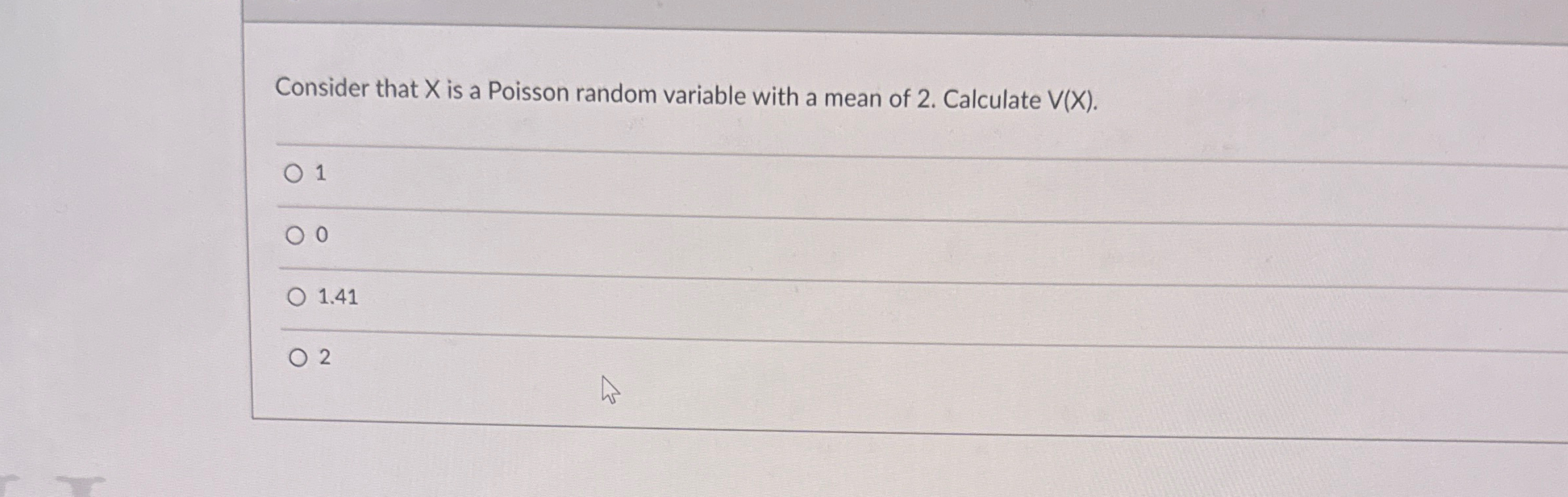 Solved Consider That X ﻿is A Poisson Random Variable With A 