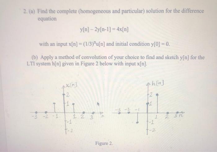 Solved 2. (a) Find the complete (homogeneous and particular) | Chegg.com