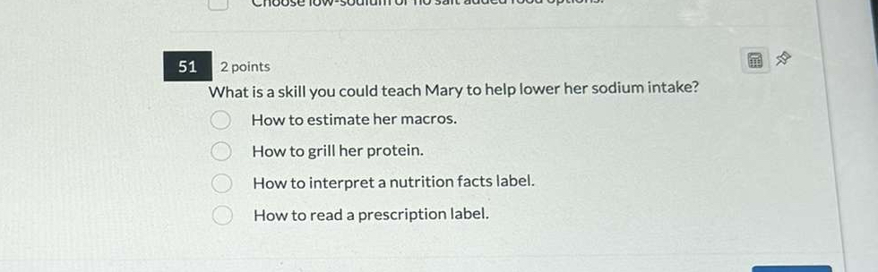 Solved 512 ﻿pointsWhat is a skill you could teach Mary to | Chegg.com