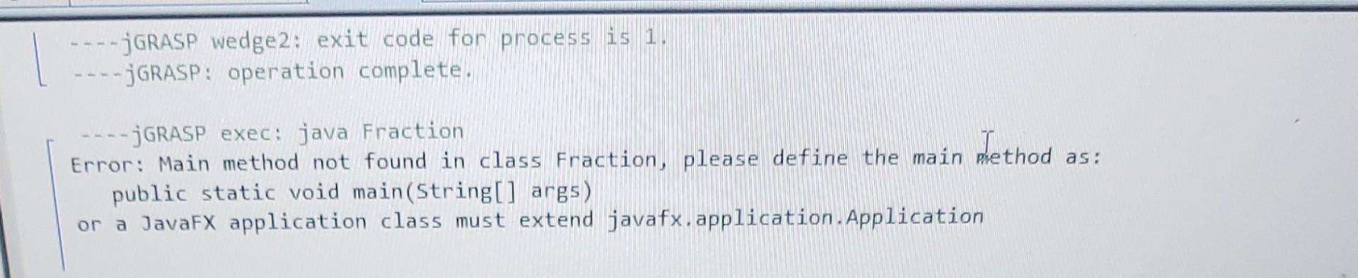 Solved ile: Fraction.java lic class Fraction I/private | Chegg.com
