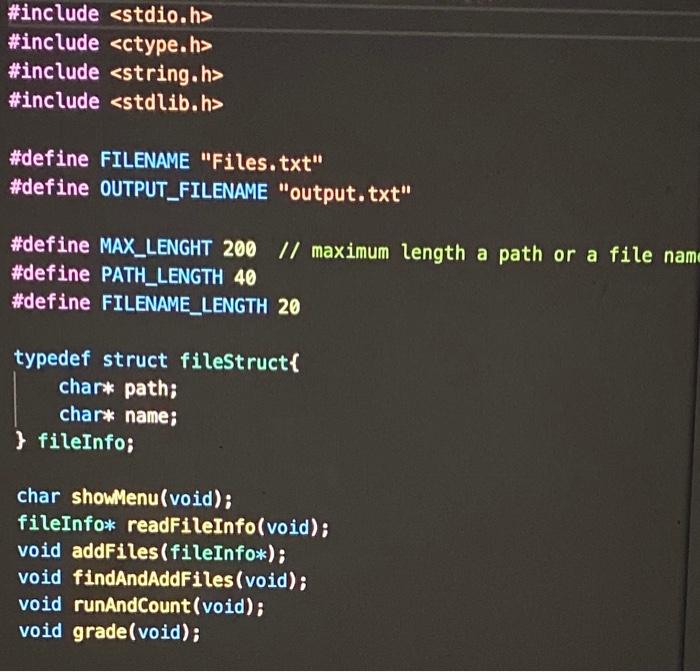 Problem Description: This program is a menu-based | Chegg.com