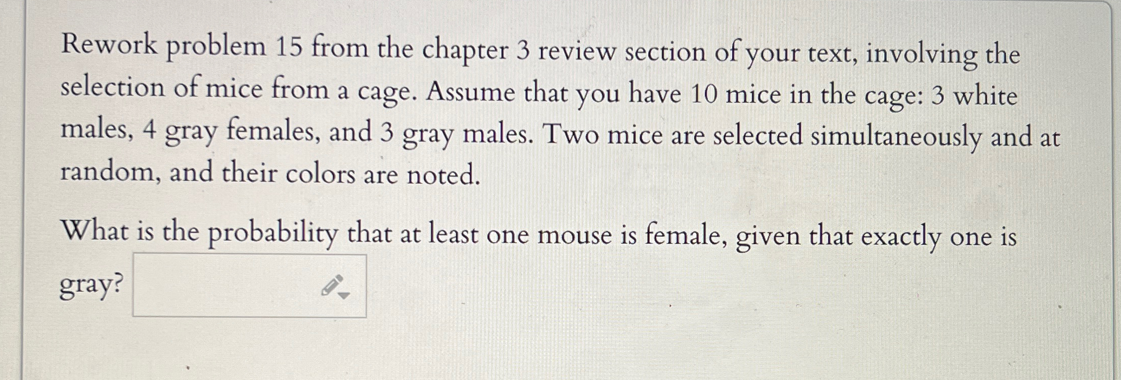 Solved Rework problem 15 ﻿from the chapter 3 ﻿review section | Chegg.com