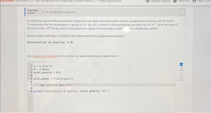 Solved My library 1340: Introduction to Computing Concepts | Chegg.com