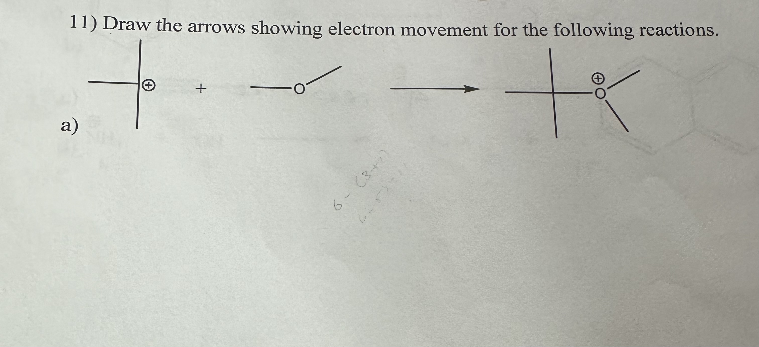 Solved Draw the arrows showing electron movement for the | Chegg.com
