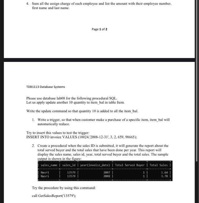 Solved 1. Please list the number of employees based on hire | Chegg.com