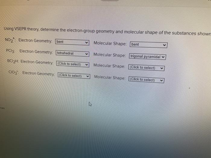 Solved Using VSEPR theory, determine the electron-group | Chegg.com