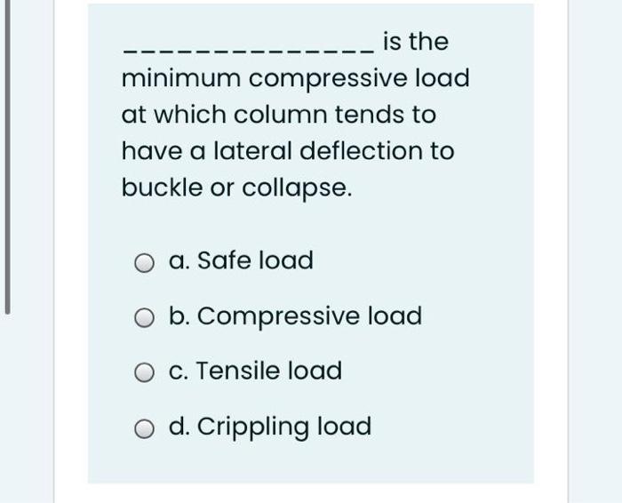 Solved A hollow circular column carries a mass of 1200 kg | Chegg.com Solved A hollow circular column carries a mass of 1200 kg | Chegg.com