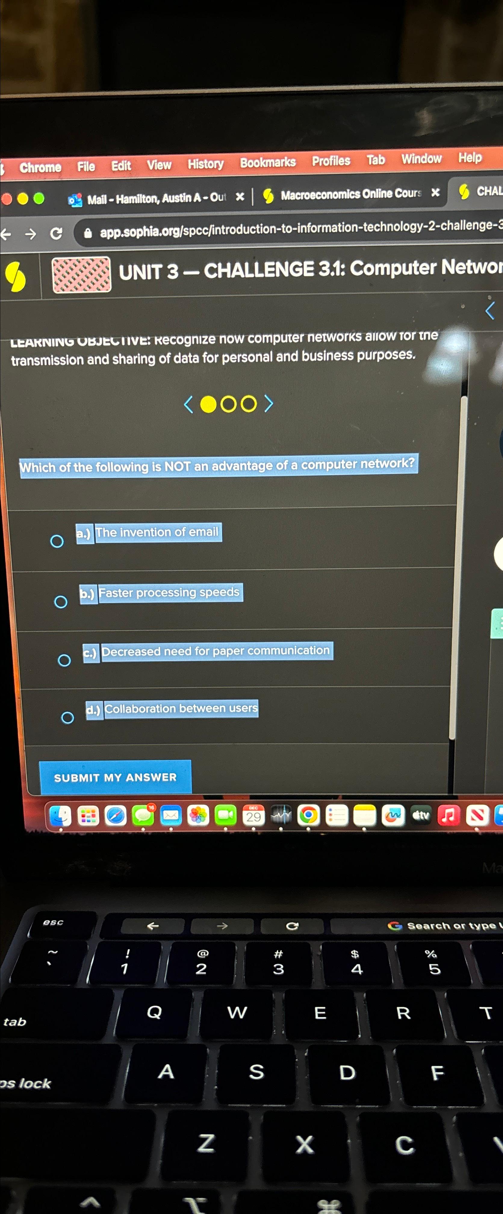 Solved UNIT 3 - ﻿CHALLENGE 3.1: Computer NetworLEAKNING | Chegg.com