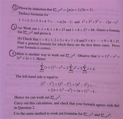 Solved Prove by induction that (n + 1)(2n + 1). Deduce | Chegg.com