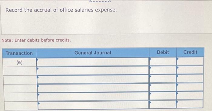 Solved Journal entry worksheet 5 Record insurance expense | Chegg.com
