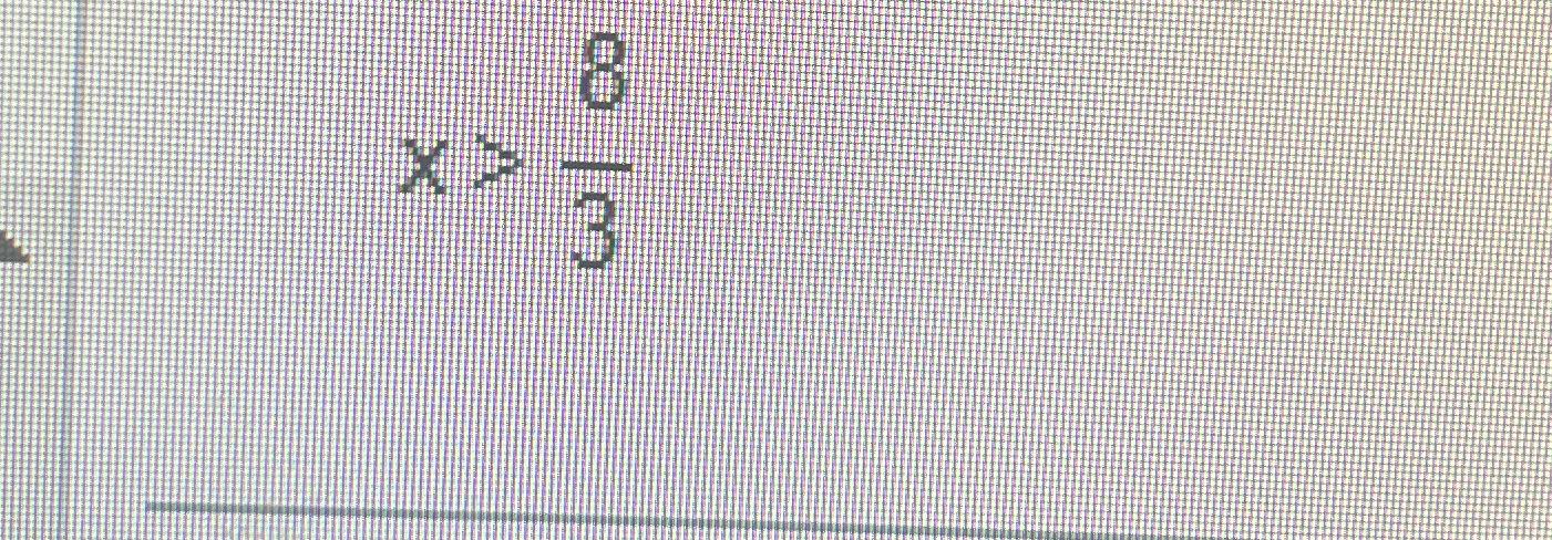 Solved x>83 | Chegg.com