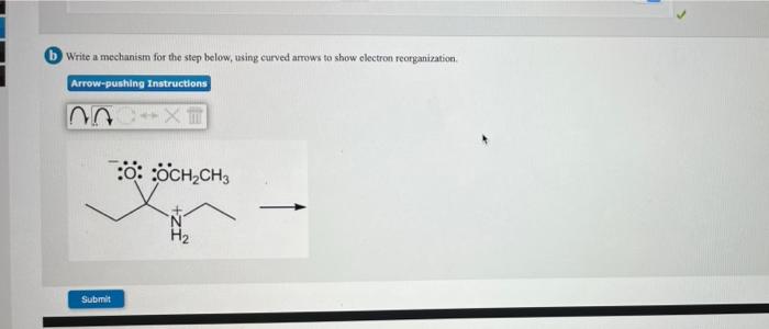 Solved write a mechanism for the step below, using curved | Chegg.com