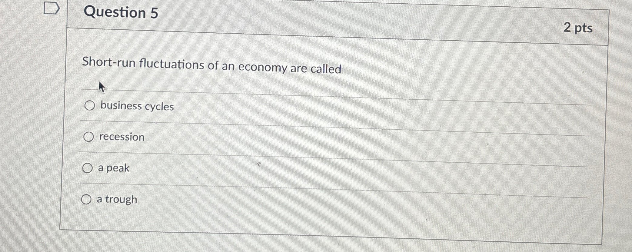 Solved Short-run fluctuations of an economy are | Chegg.com