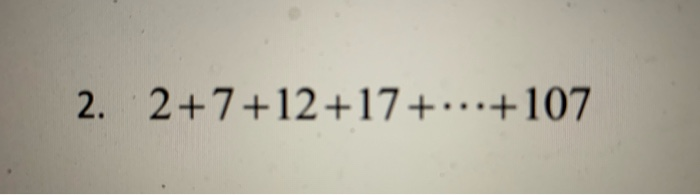 Solved (Discrete Math) "Write using summation notation" | Chegg.com