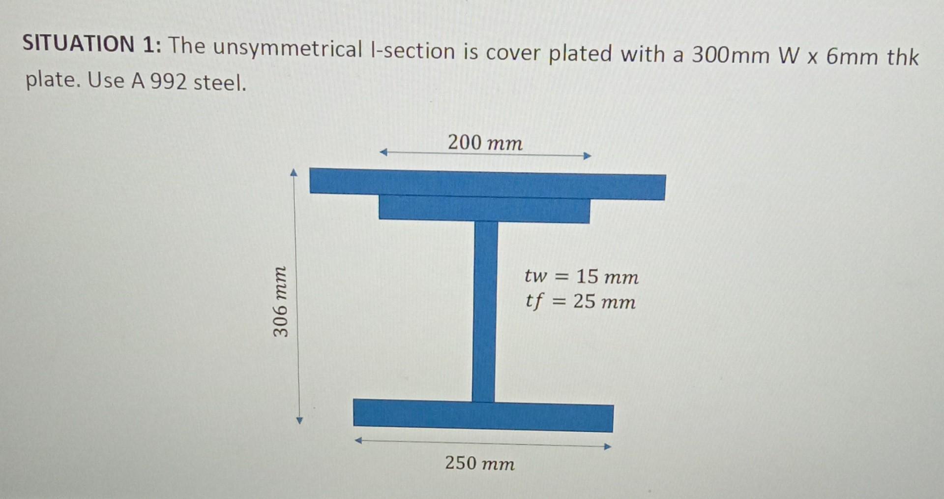 Solved a. Determine distance of the elastic neutral axis of | Chegg.com