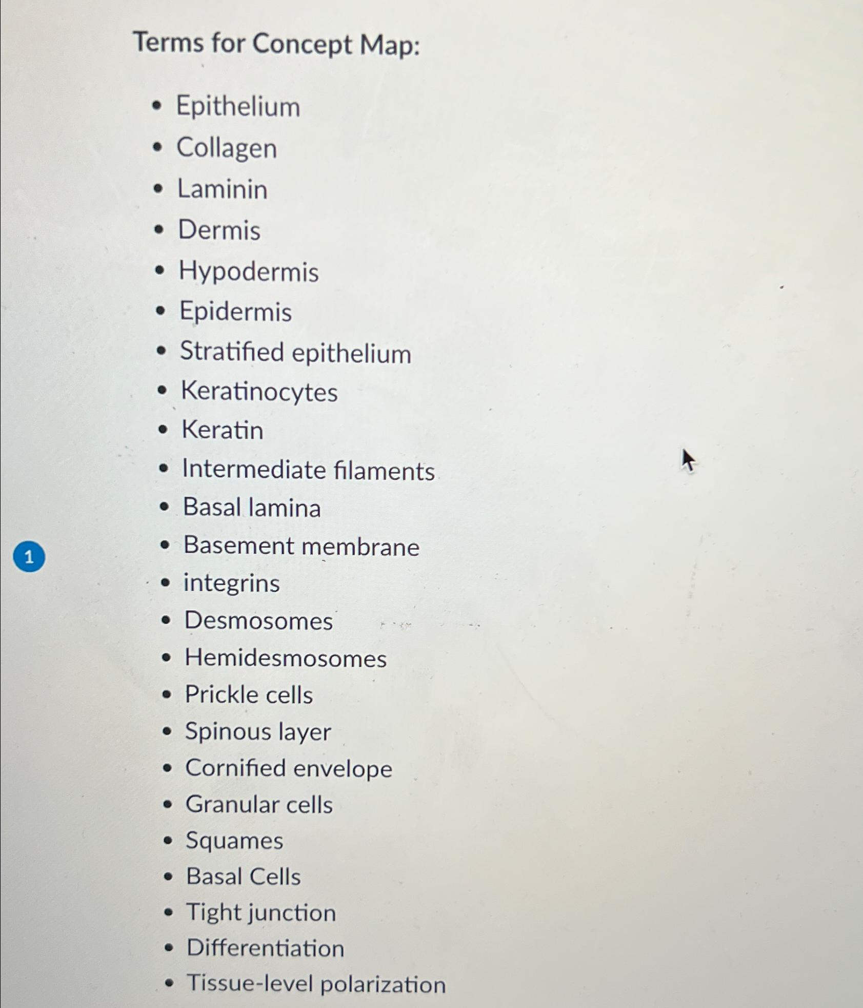 Solved Terms for Concept | Chegg.com