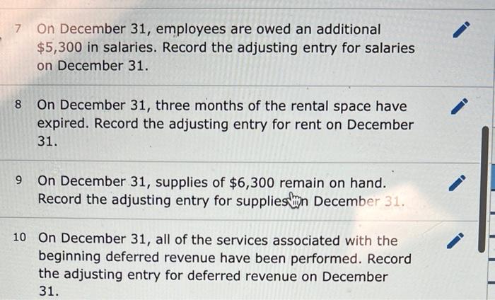 Solved On January 1, 2024, Red Flash Photography had the | Chegg.com