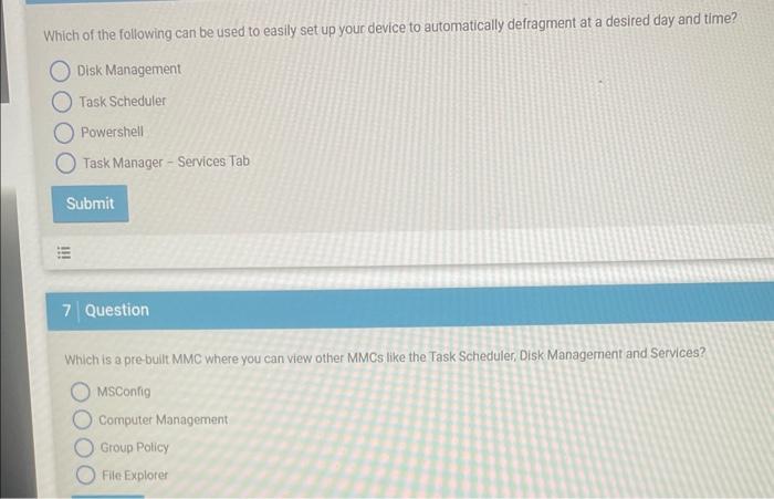 Solved Which of the following can be used to easily set up | Chegg.com