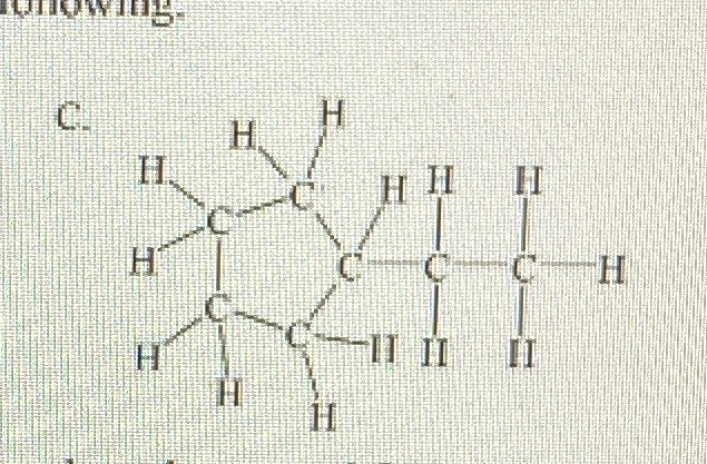 Solved c.Write partially condensed structural formula for | Chegg.com