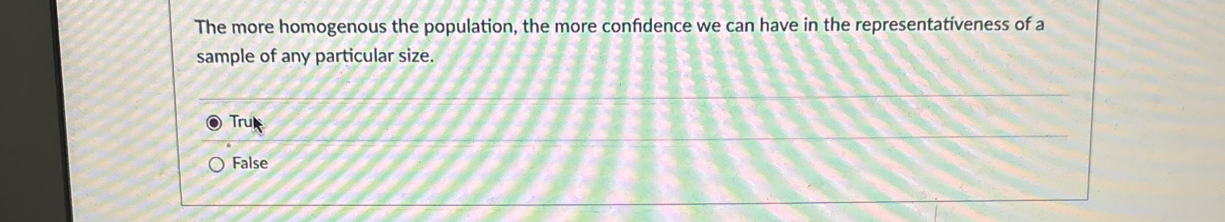 Solved The more homogenous the population, the more | Chegg.com