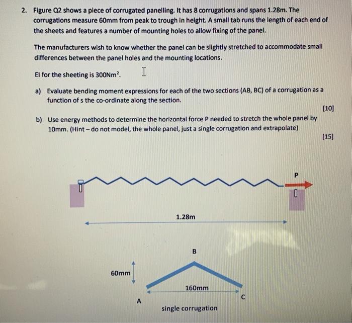 Solved 1. Figure Q1 shows a swimming pool diving board. It | Chegg.com