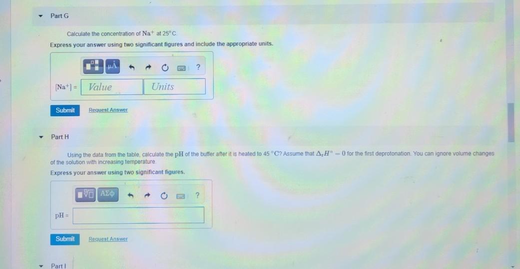 Solved You made a pH 9.0 buffer solution at 25°C by mixing | Chegg.com