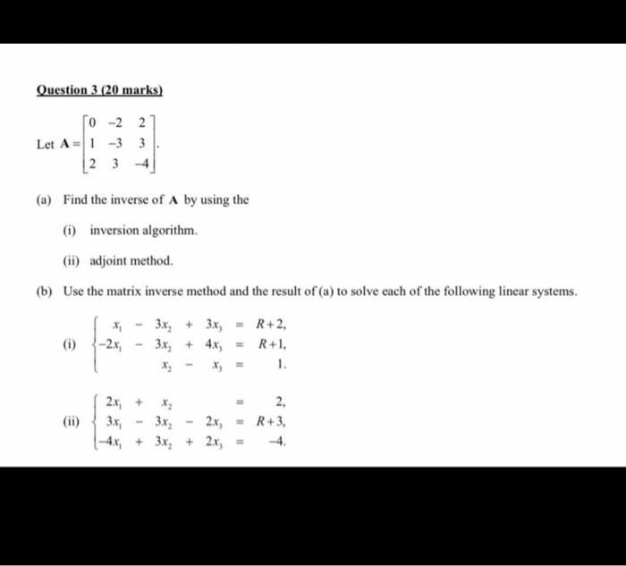 Solved Hello Can You Write Down The Answers Of All Parts For 